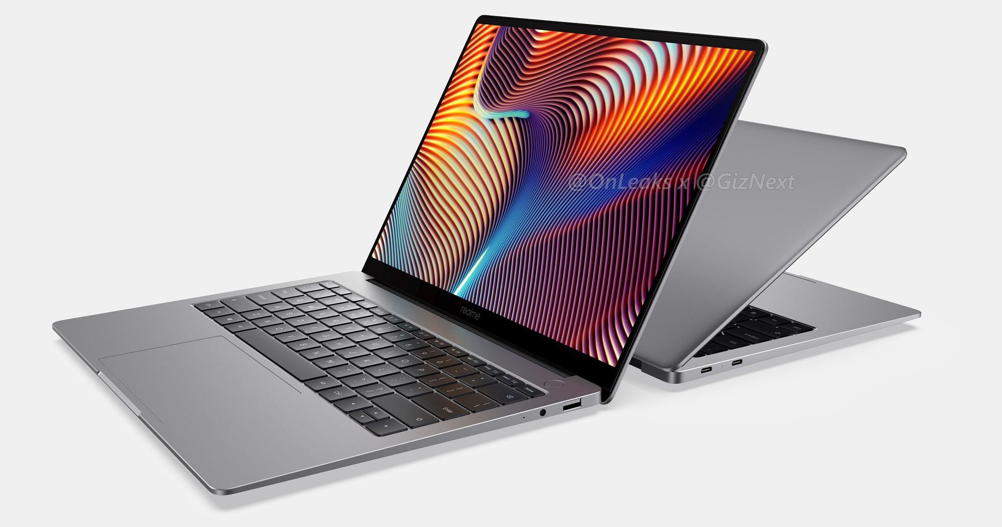 Realme Book lộ ảnh render với thiết kế đẹp không kém MacBook Pro