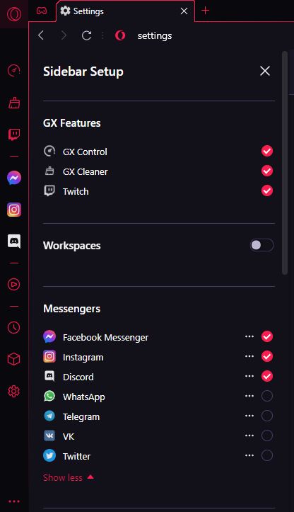 Opera GX Gaming Browser: Trình duyệt dành riêng cho game thủ