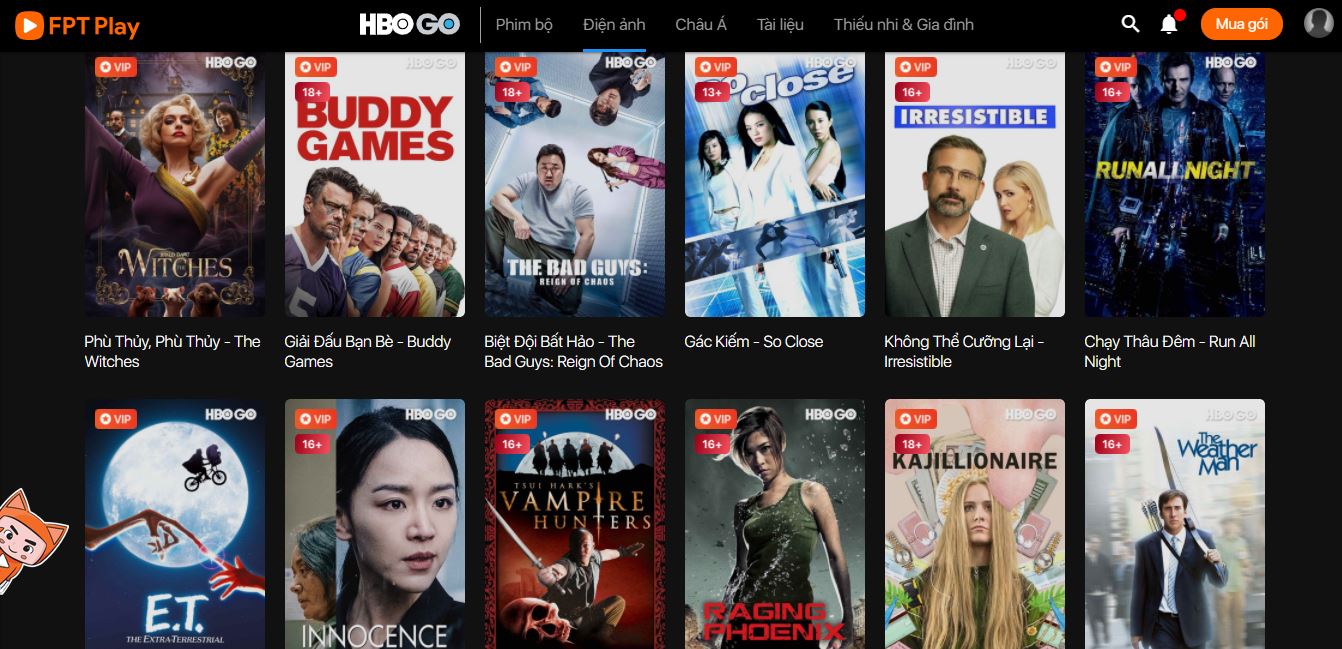 HBO Go: Kho phim độc quyền FPT Play, giá chỉ từ 24k/tháng
