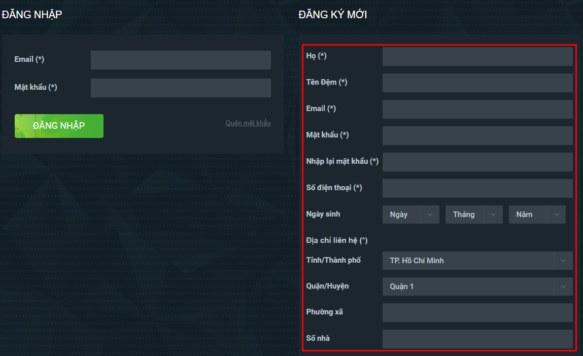 BHD Star Cineplex | Cách đăng ký làm thành viên BHD Star