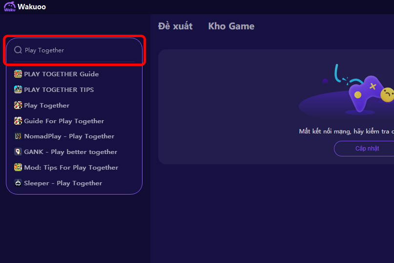 Wakuoo-Mirror: Trình chiếu và chơi Play Together trên PC/Laptop không cần cài giả lập