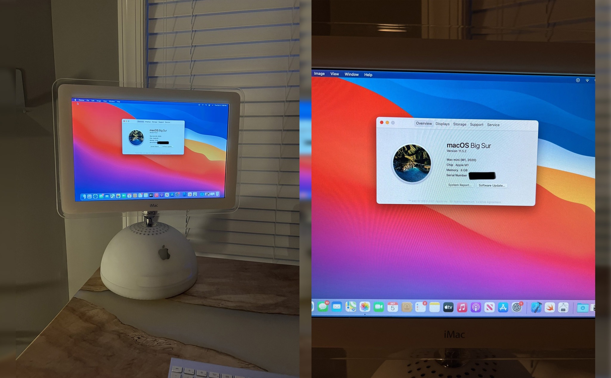 Chiếc iMac G4 20 năm tuổi được "độ" phần cứng với chip M1 bên trong