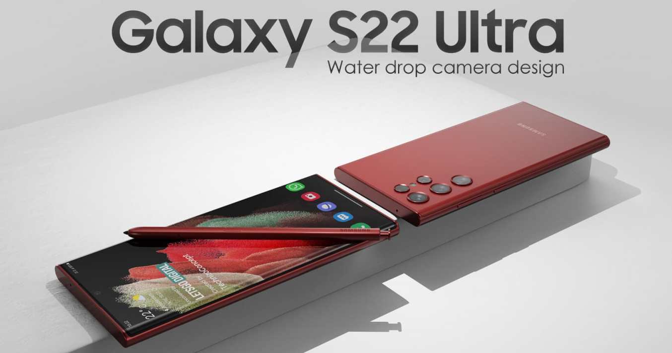 Galaxy S22 Ultra lộ ảnh render mới với thiết kế cụm camera giọt nước