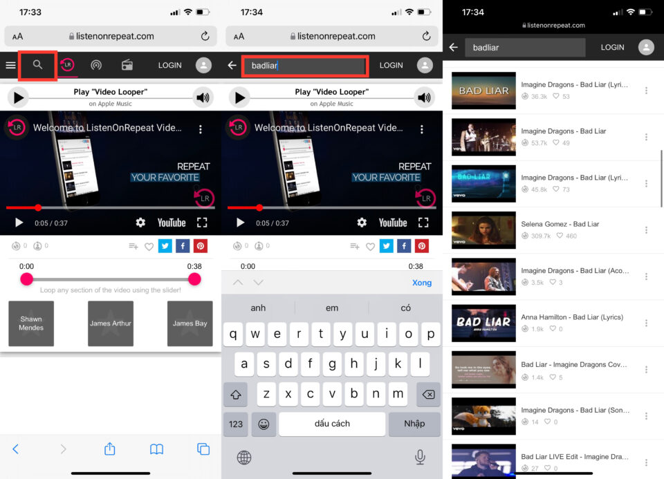Cách replay, repeat YouTube video trên điện thoại, laptop
