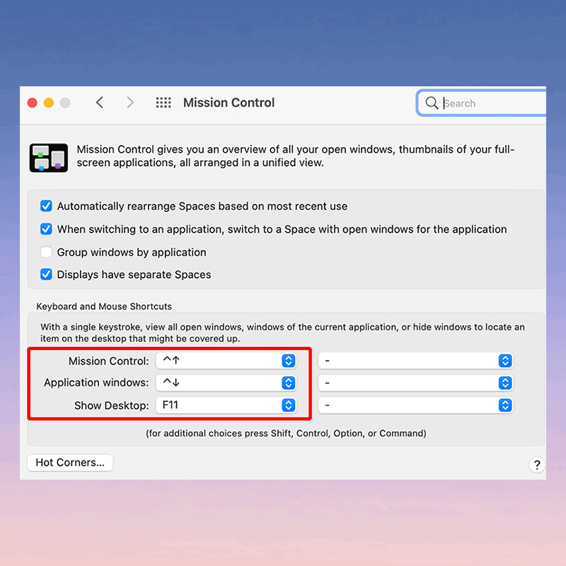 Mission Control trên MacOS giúp quản lý các ứng dụng đang mở