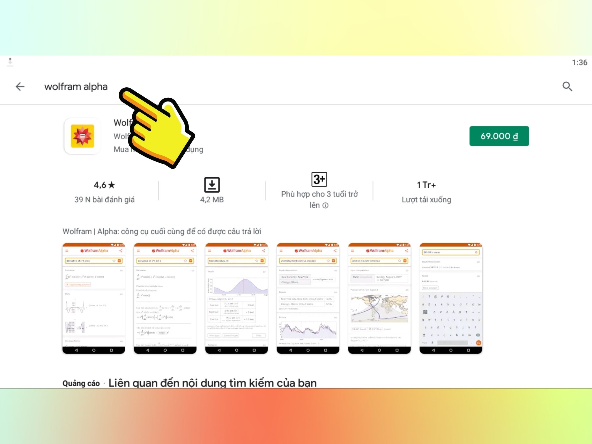 Wolfram Alpha Apk - Ứng dụng học tập mang tính năng thú vị