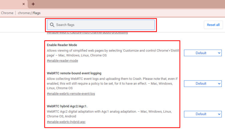 Chrome Flags Settings - Cách kích hoạt các tính năng thú vị