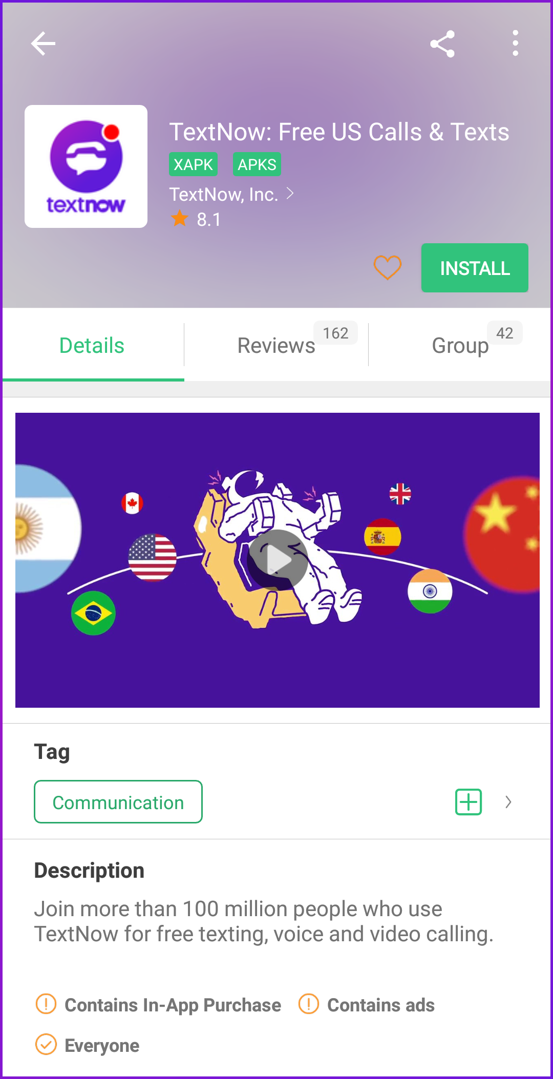 Textnow Apk: - Ứng dụng nhắn tin gọi điện miễn phí toàn cầu