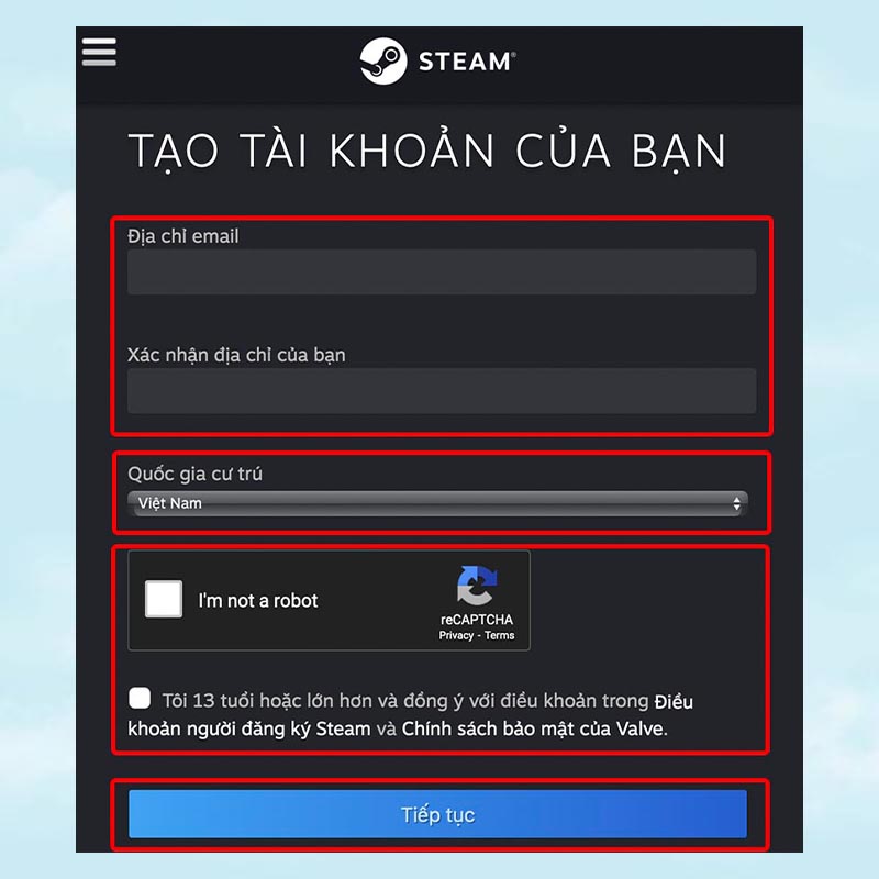Cách Tạo Tài Khoản Steam đơn Giản Nhanh Chóng Hiệu Quả
