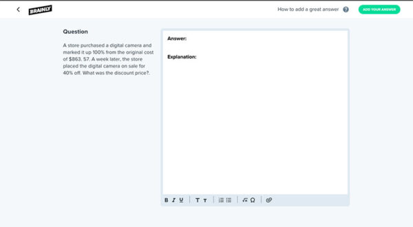 Brainly App - Ứng dụng học tập, làm bài tập hiệu quả nhất
