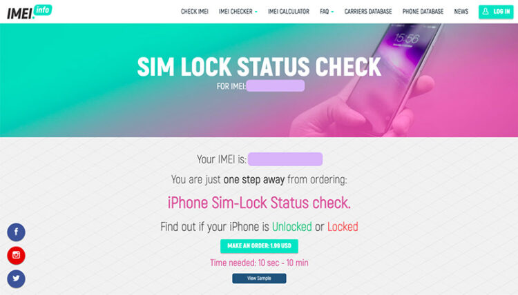 Web check IMEI iPhone và các sản phẩm Apple chính hãng