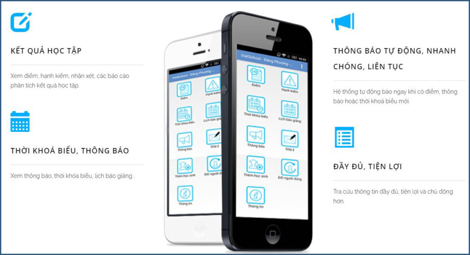VietSchool Online - Sổ liên lạc điện tử tra cứu điểm học tập