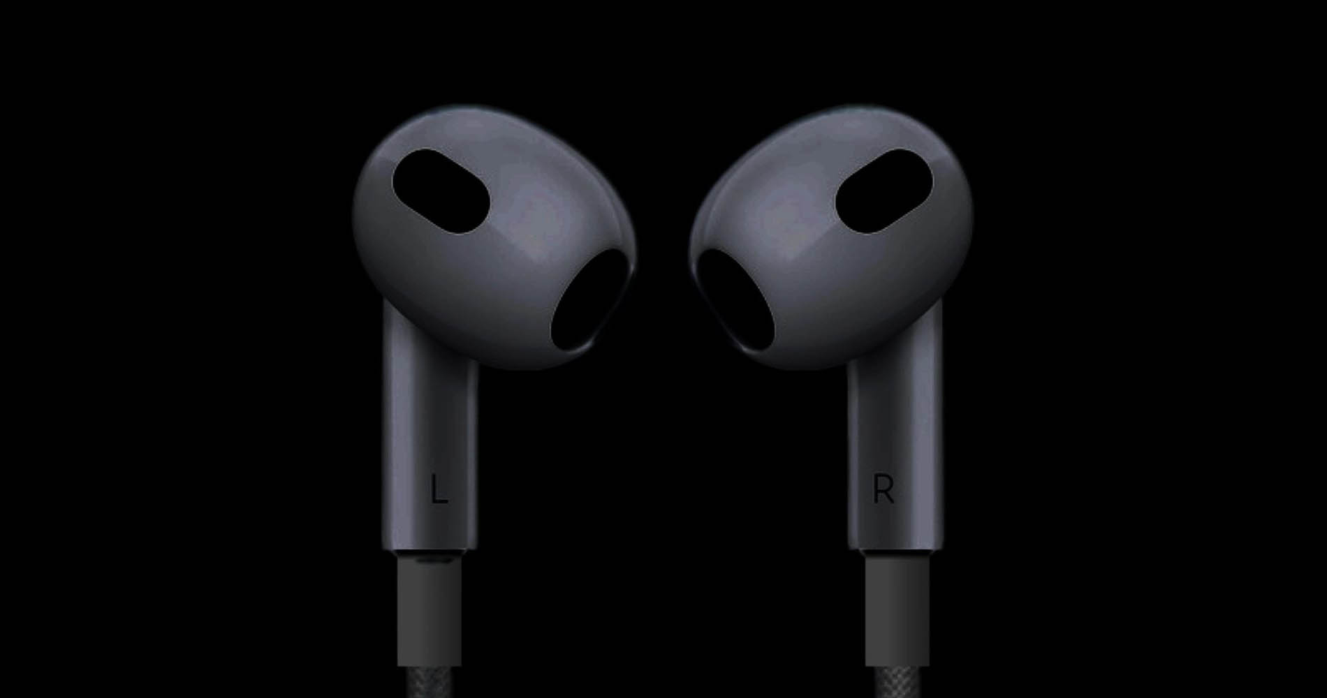 Mời chiêm ngưỡng ý tưởng tai nghe Apple EarPods 2021 với cáp bện, hỗ ...