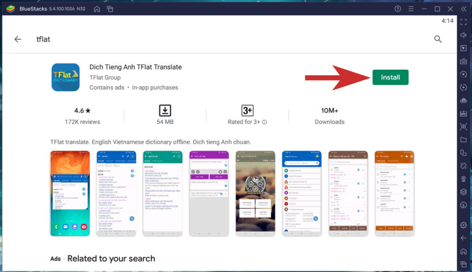 Cách tải từ điển TFlat trên laptop, điện thoại đơn giản nhất
