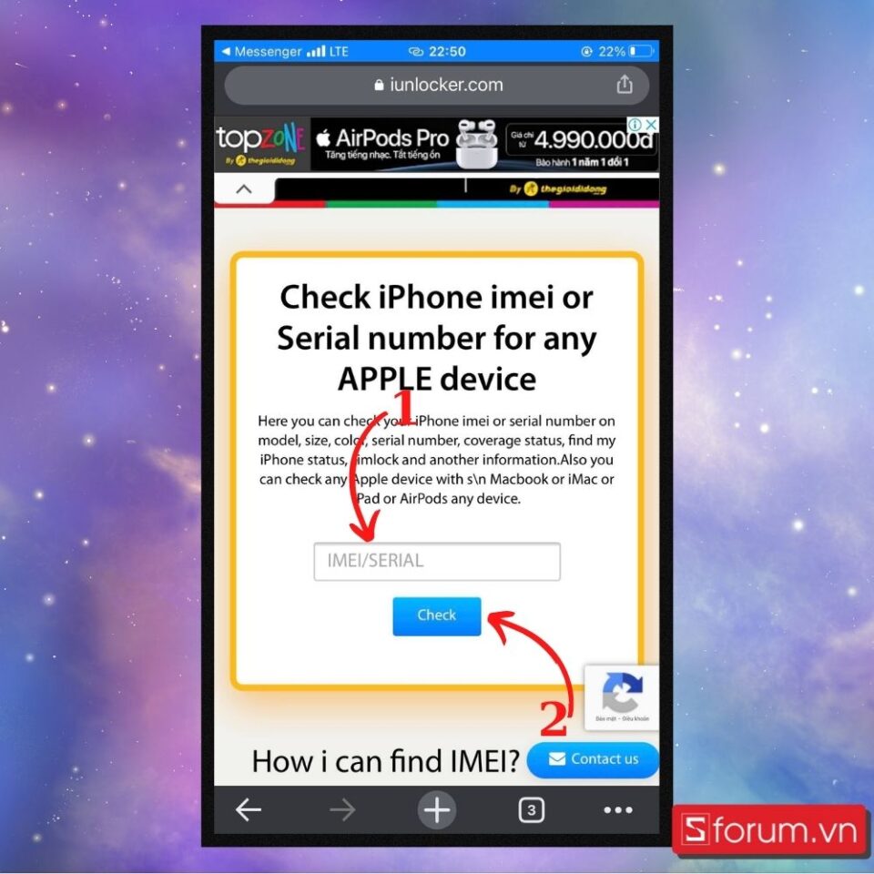 Web check IMEI iPhone và các sản phẩm Apple chính hãng