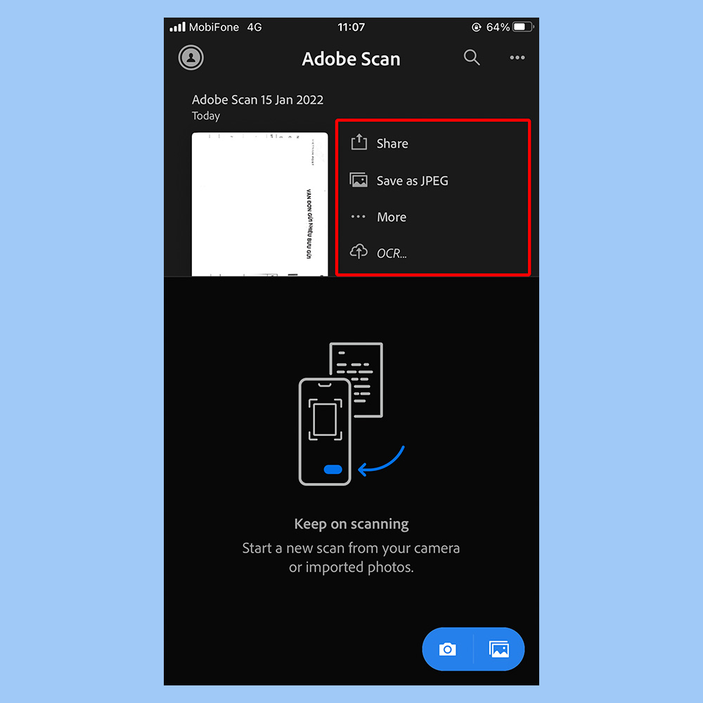 Adobe Scan là gì? Tải Adobe Scan quét văn bản thành PDF