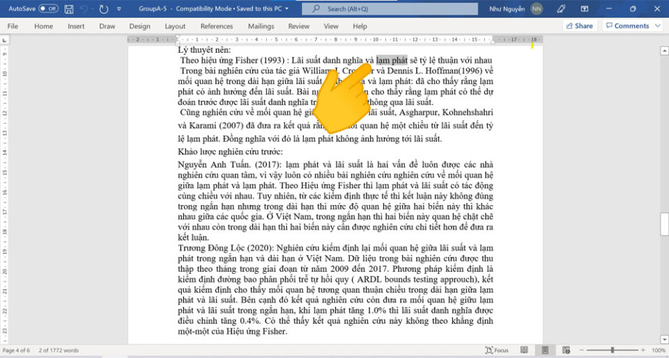 Cách tạo Footnote trong Word, chú thích cuối trang văn bản