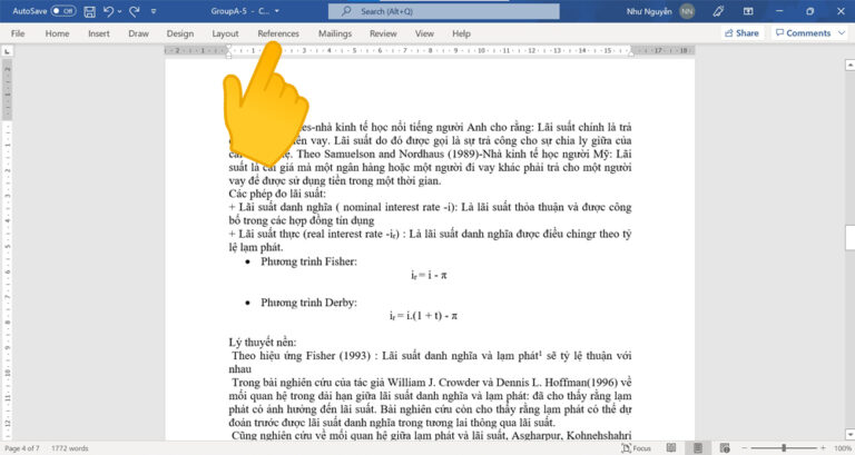 Cách tạo Footnote trong Word, chú thích cuối trang văn bản