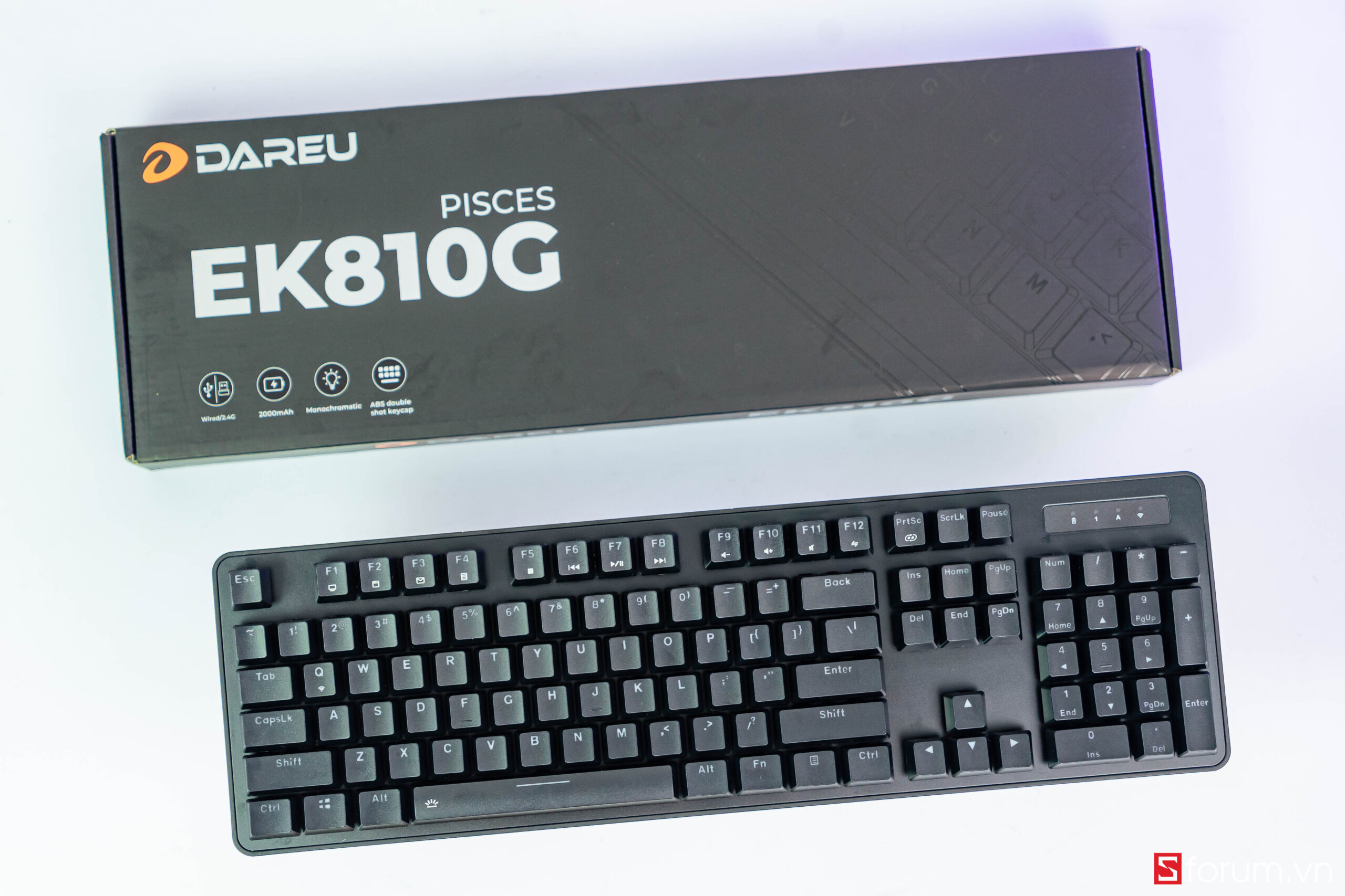 Trên tay và trải nghiệm nhanh bàn phím DareU EK810G: Kết nối không dây ...