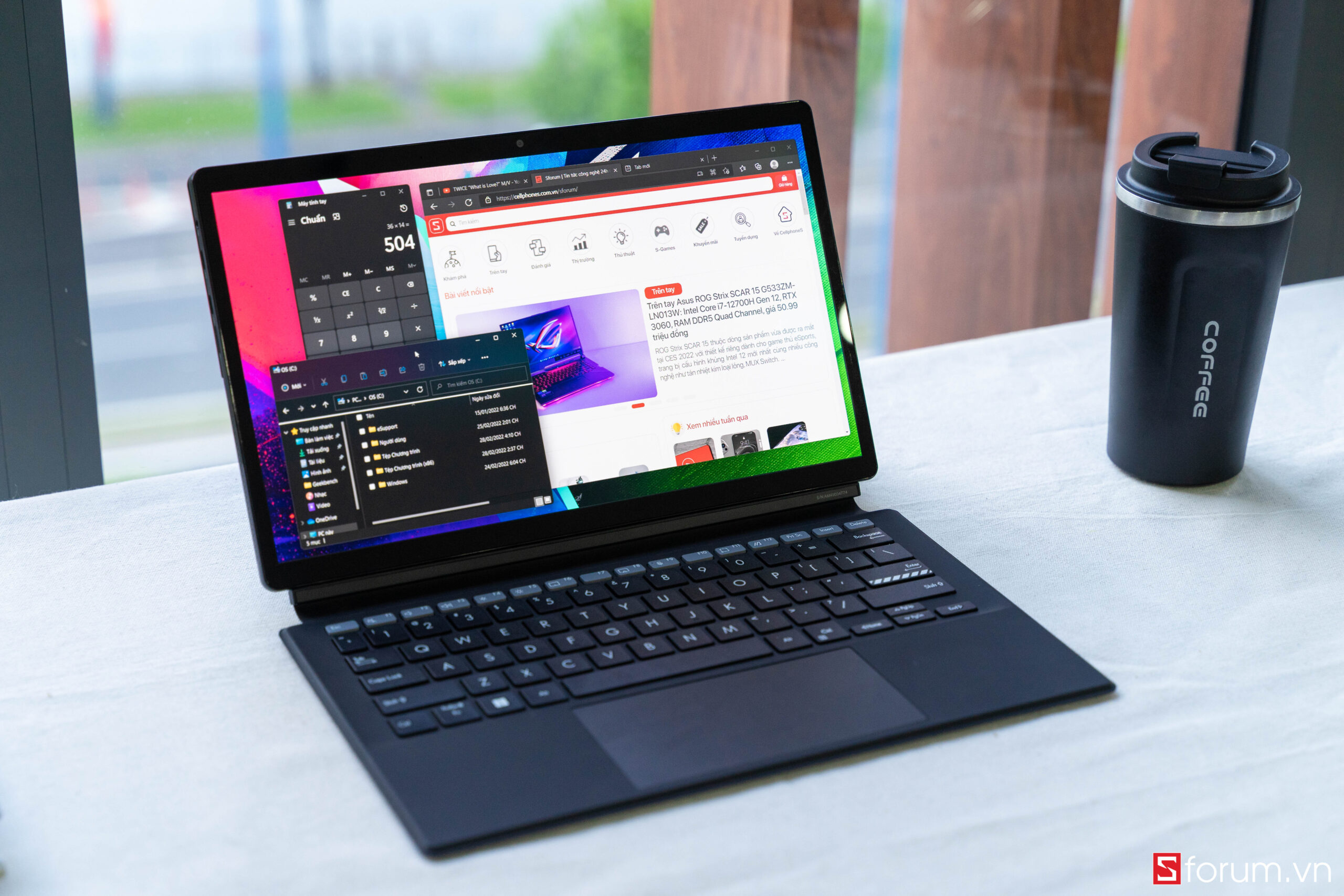 Trên tay và trải nghiệm nhanh Asus Vivobook 13 Slate: Mỏng nhẹ, thiết ...