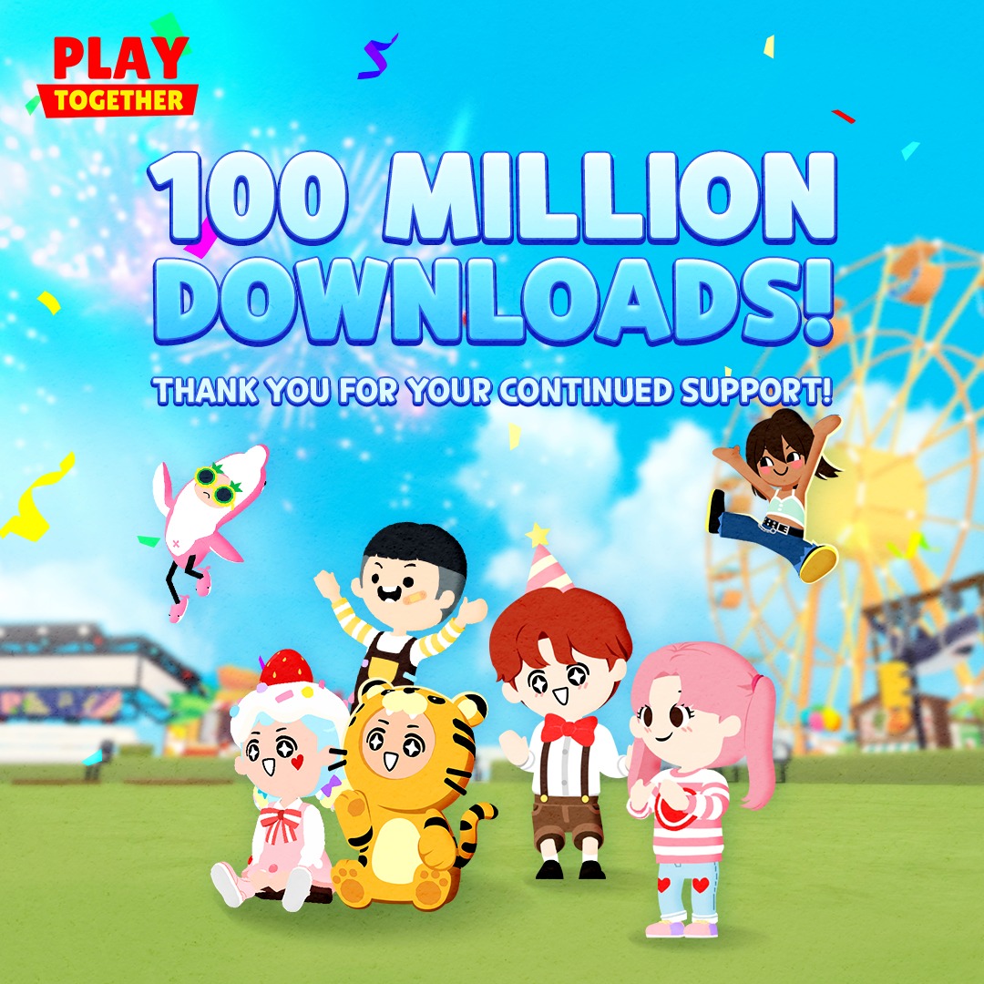 Play Together tặng quà cho game thủ nhân dịp đạt mốc 100 triệu lượt tải ...