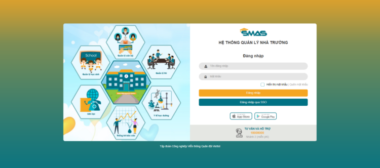 SMAS - Tra cứu điểm học sinh, xem sổ liên lạc điện tử