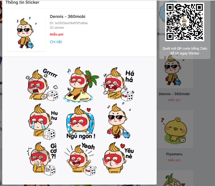 Sticker Zalo siêu đáng yêu - Hướng dẫn tải và sử dụng