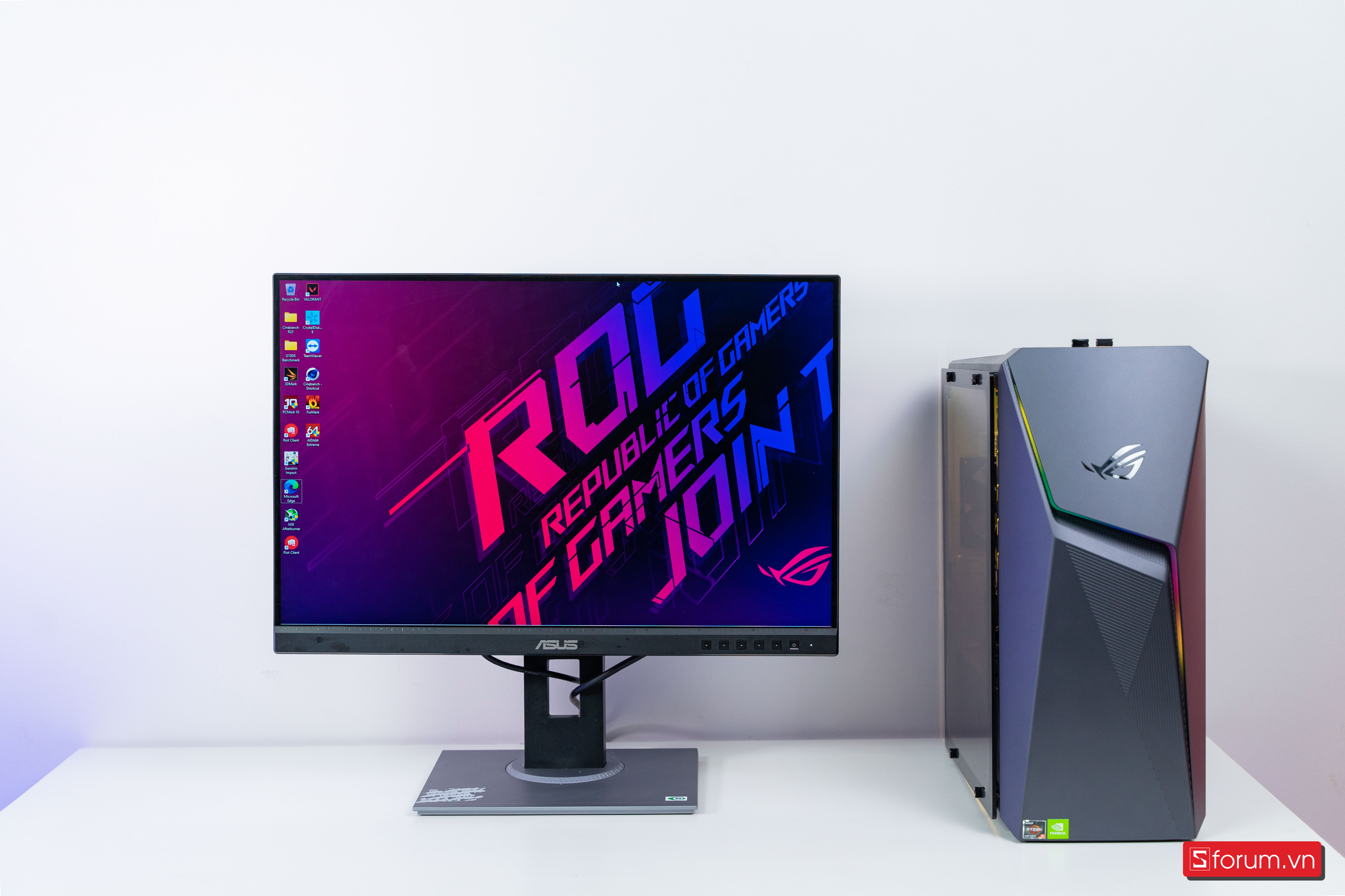 Trên tay, trải nghiệm nhanh PC Gaming ASUS ROG Strix G10DK: "Mì ăn liền ...