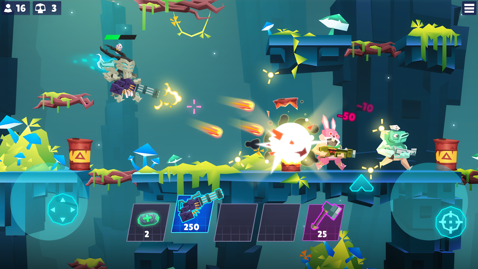 Bullet League - Game bắn súng sinh tồn 2D miễn phí trên mobile