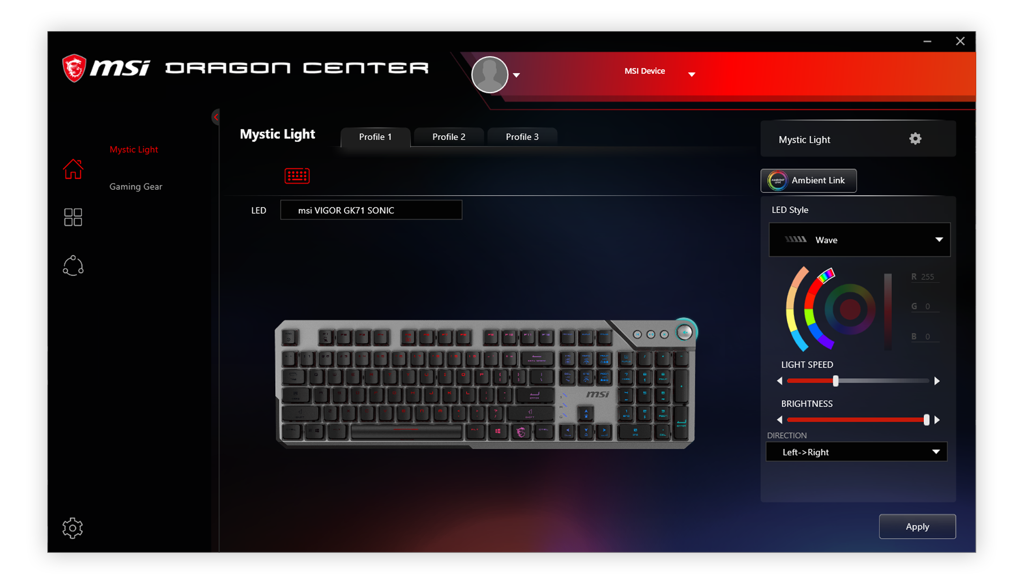 Trên tay MSI Vigor GK71: Chiếc bàn phím cơ gaming mà "người chơi hệ RGB ...