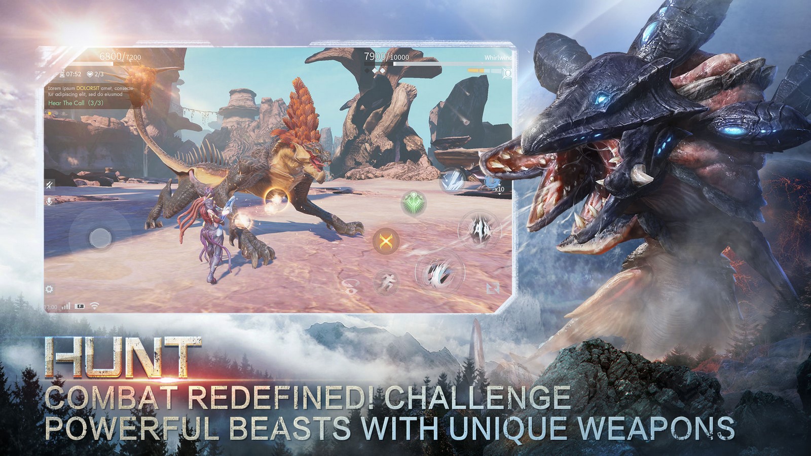 Chiến đấu với quái vật trong thế giới của Yeager Hunter Legend Sforum