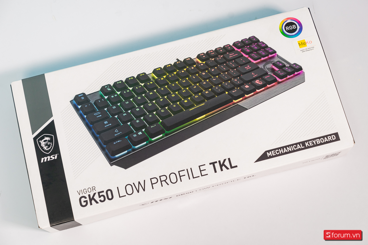 Trên tay MSI Vigor GK50 Low Profile TKL: Phím gaming low-profile nhỏ ...