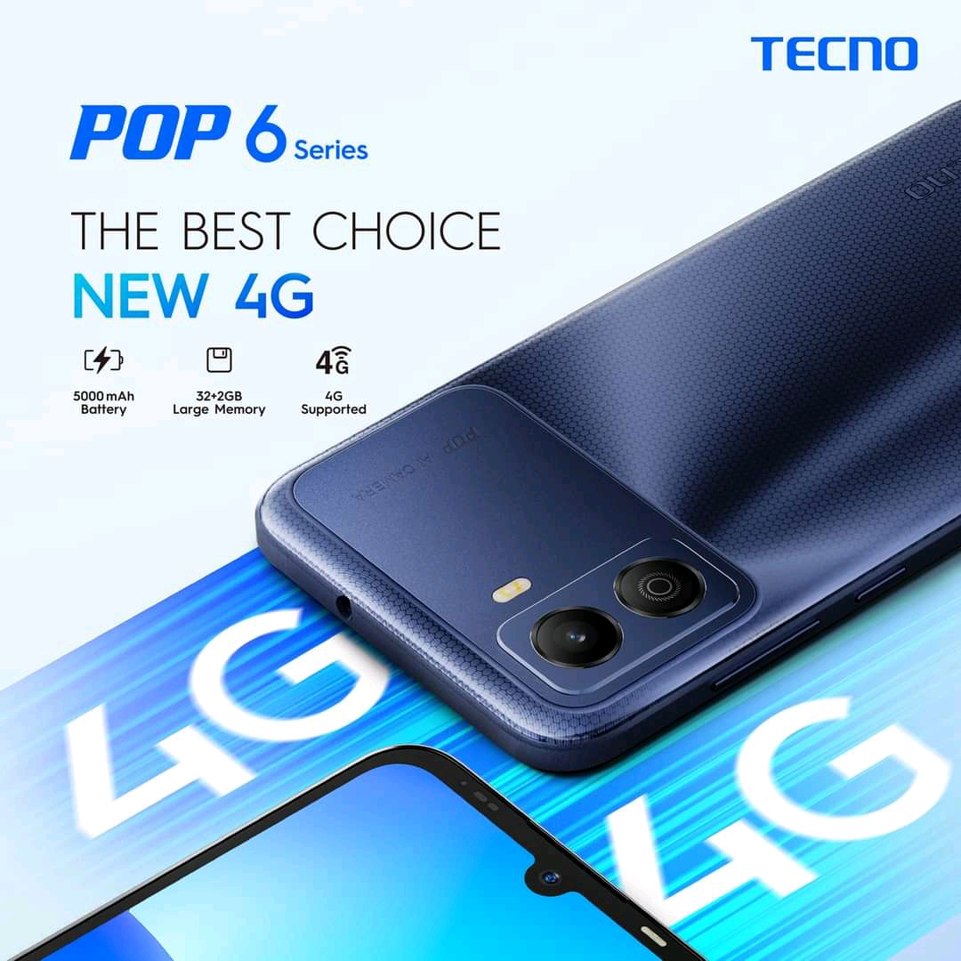 Tecno POP 6 ra mắt: Màn hình 6.1 inch HD+, pin 5000mAh, giá 3 triệu đồng