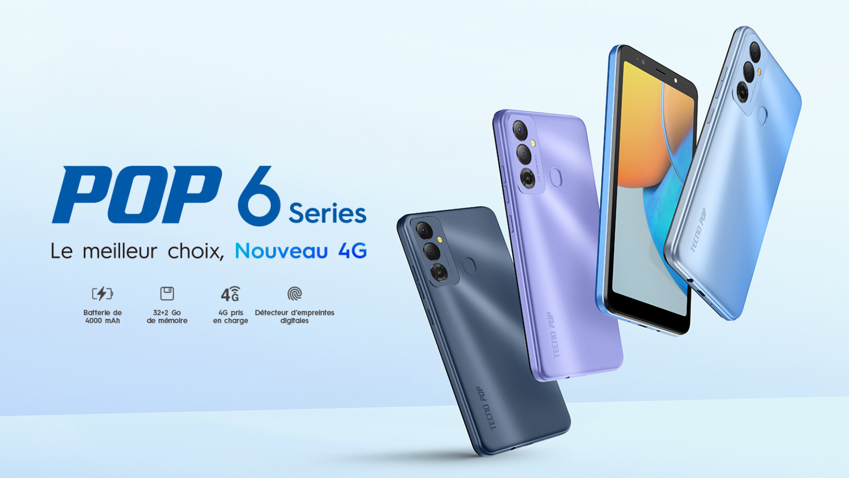 Tecno POP 6 Go 4G ra mắt: Màn hình lớn với giá bán cực kì dễ tiếp cận