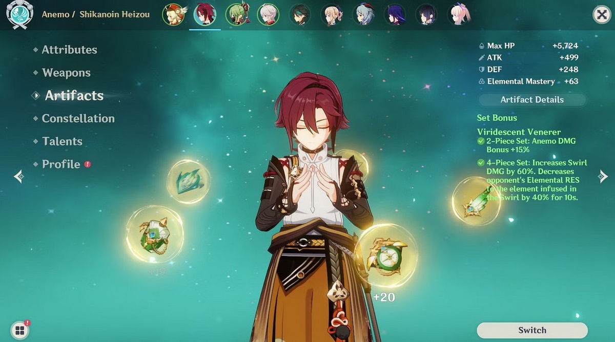 Genshin Impact: Hướng dẫn build Heizou, nhân vật 4 sao tốt nhất từ khi ...