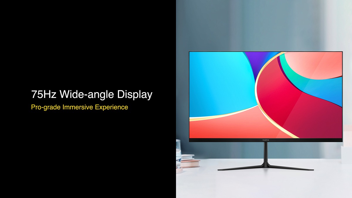 Realme Flat Monitor Full HD ra mắt: Viền màn hình siêu mỏng, tần số ...
