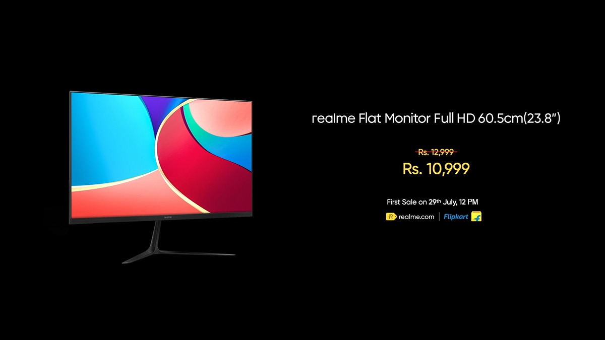 Realme Flat Monitor Full HD ra mắt: Viền màn hình siêu mỏng, tần số ...