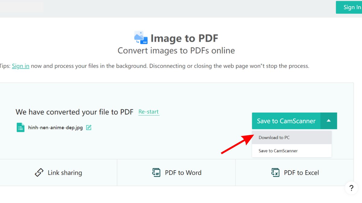 Cách chuyển ảnh sang PDF online miễn phí nhanh chóng