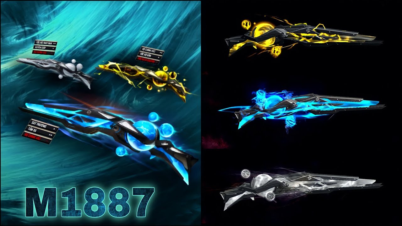 Top 5 skin M1887 vừa đẹp bên ngoài vừa mạnh bên trong ở Free Fire OB35