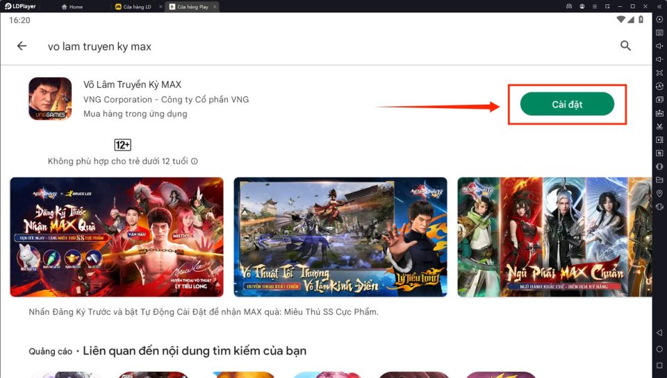 Trải nghiệm chơi Võ Lâm Truyền Kỳ Max trên PC bằng giả lập LDPlayer 9 mang đến những lợi ích gì ...