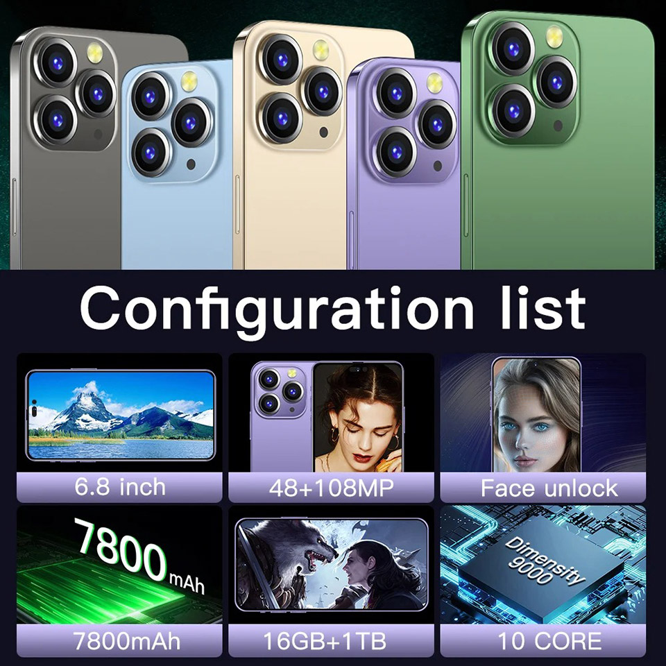 Đây là I14 Pro Max, phiên bản “nhái” của iPhone 14 Pro Max có pin 7,800 ...