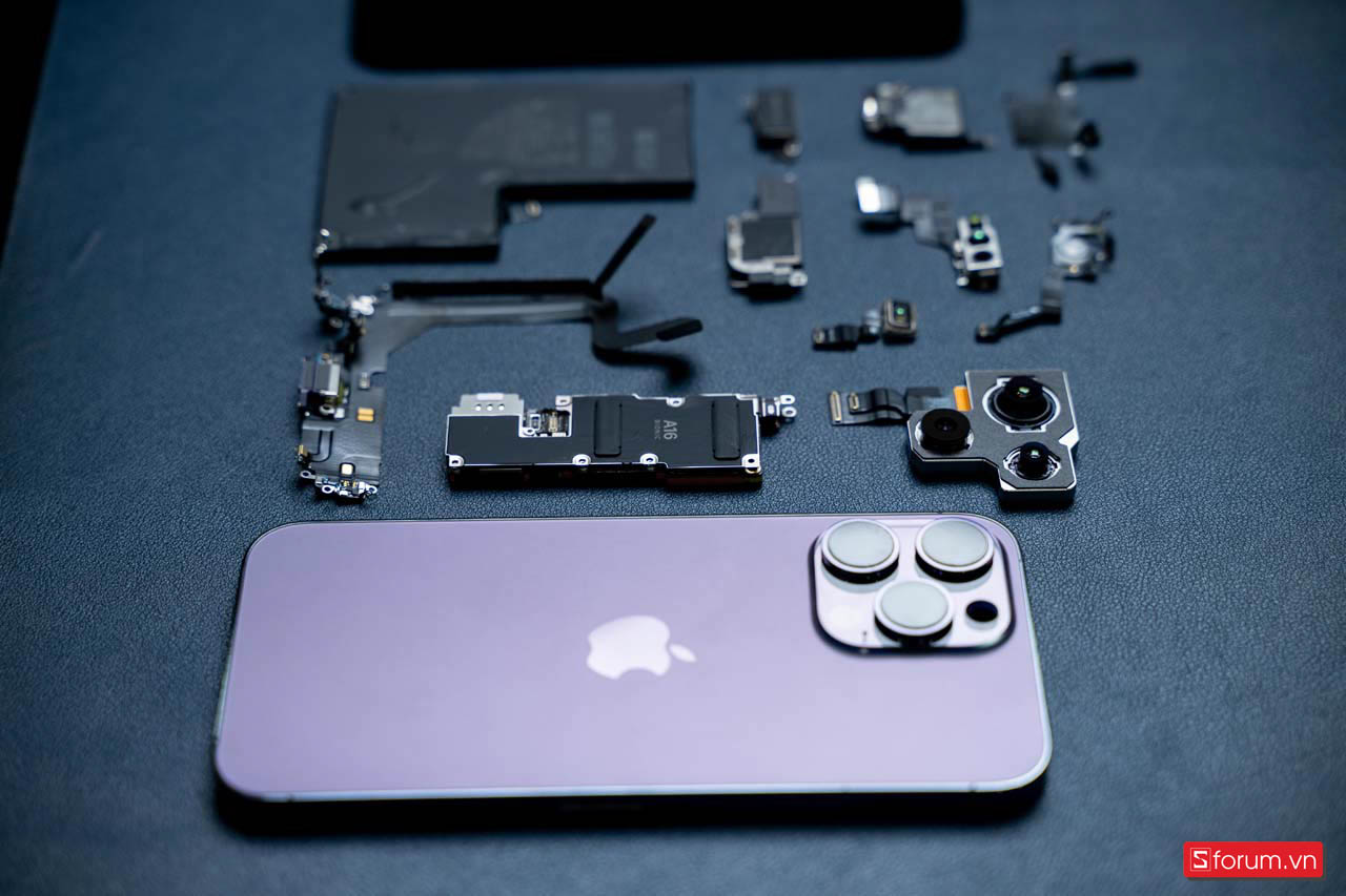 Teardown iPhone 14 Pro Max đầu tiên tại Việt Nam | Sforum