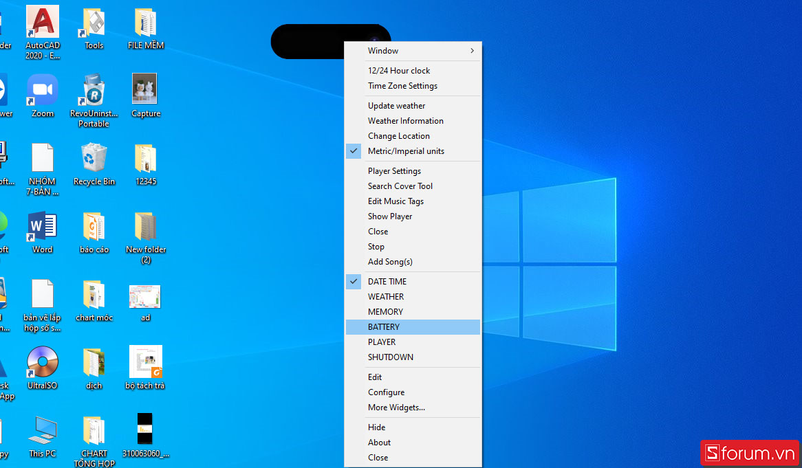Sở hữu Dynamic Island trên Windows cực sành điệu với công cụ XWidget