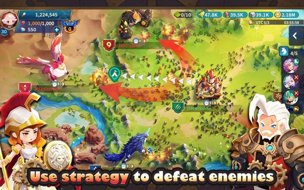 Giant Monster War: Chiến đấu với các Titan hùng mạnh Sforum