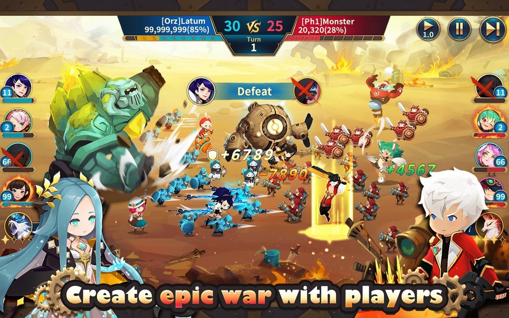 Giant Monster War: Chiến đấu với các Titan hùng mạnh Sforum