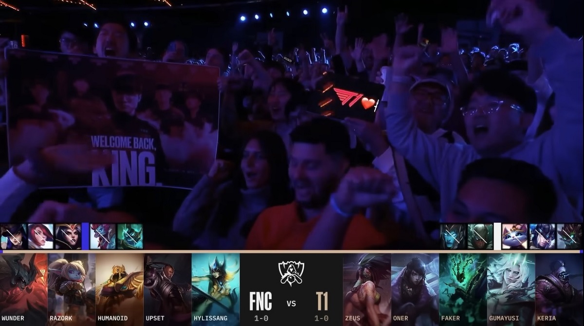 CKTG 2022: T1 bất ngờ ngã ngựa trước FNC ở trận đấu thứ 2