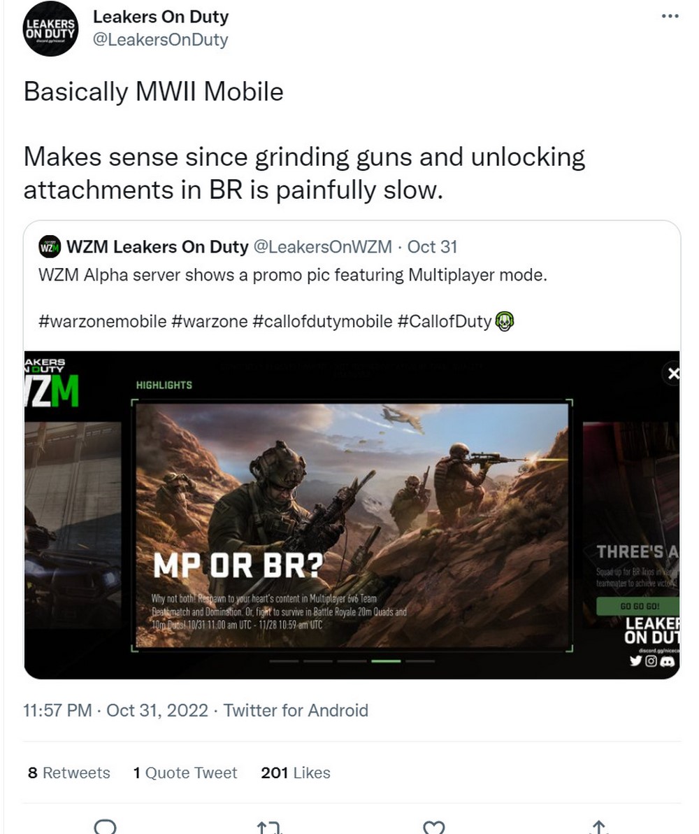 COD Warzone Mobile sẽ có chế độ PVP truyền thống Sforum