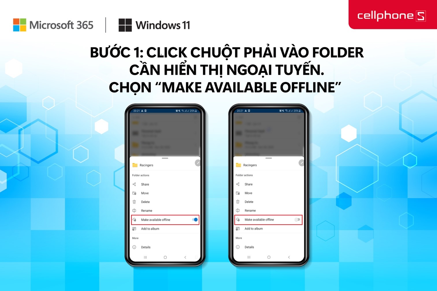 Với Onedrive, bạn có thể truy cập file ngay cả khi không có Internet?