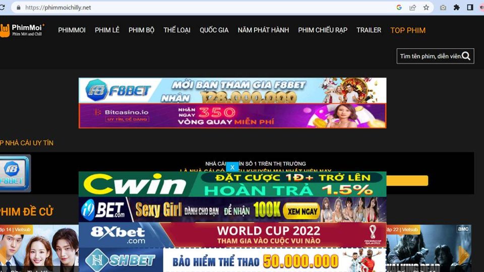 Top 5 website tải phim miễn phí về điện thoại, máy tính 2022