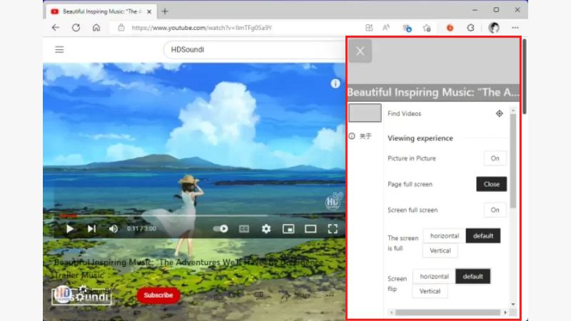 Hướng dẫn điều khiển video YouTube trên Microsoft Edge bằng SVideo
